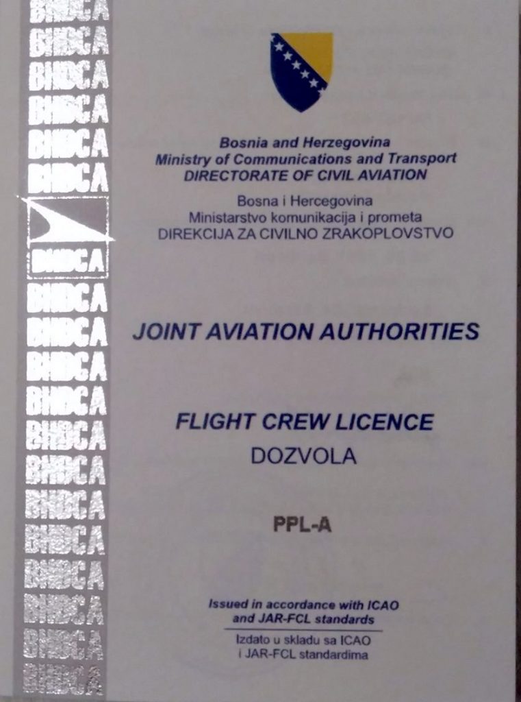 Kako postati pilot u Bosni i Hercergovini – Letenje u Bosni i Hercegovini